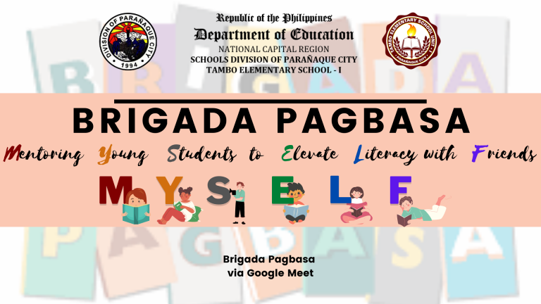 School Brigada Pagbasa S.Y. 2021-2022 | Tambo Elementary School Unit 1
